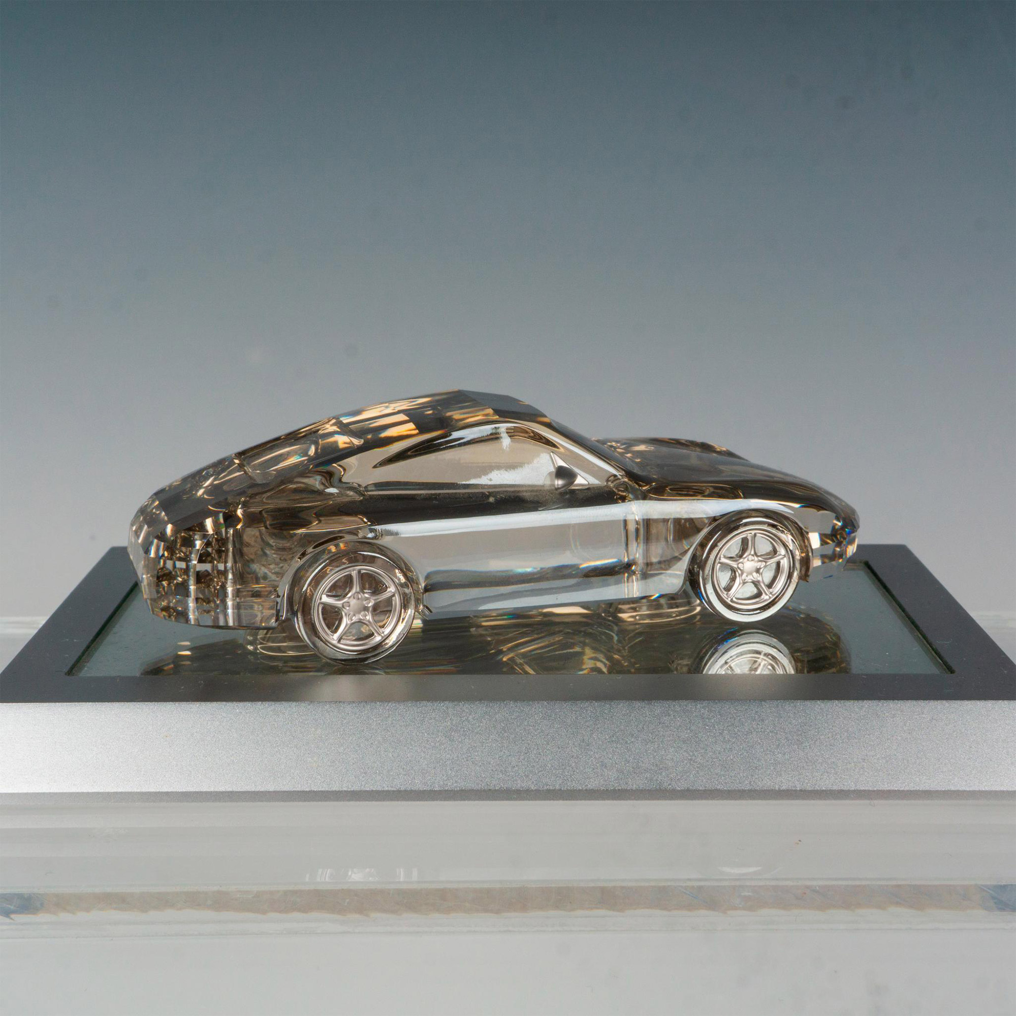 Exquisite Metallic edition, lead crystal Carrera 911 with silver-tone ...