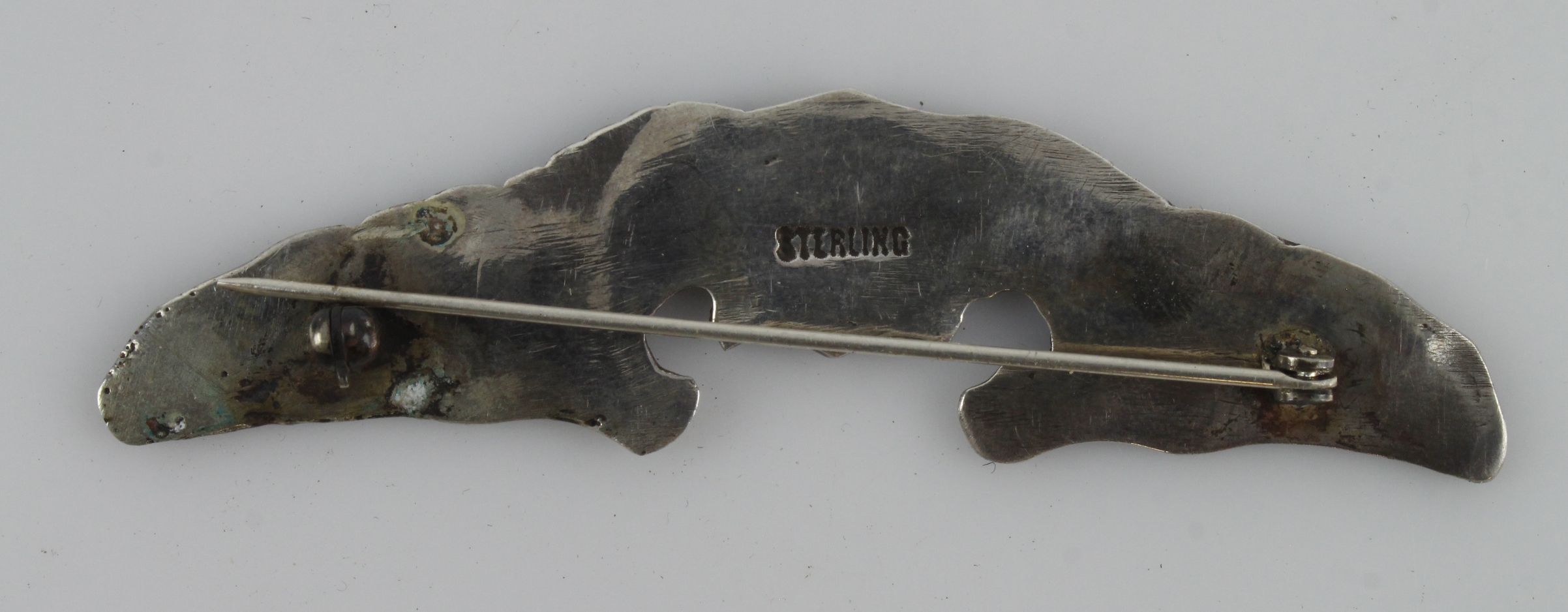 Theatre Made WW2 Sterling Silver USAAF Pilots Wings.