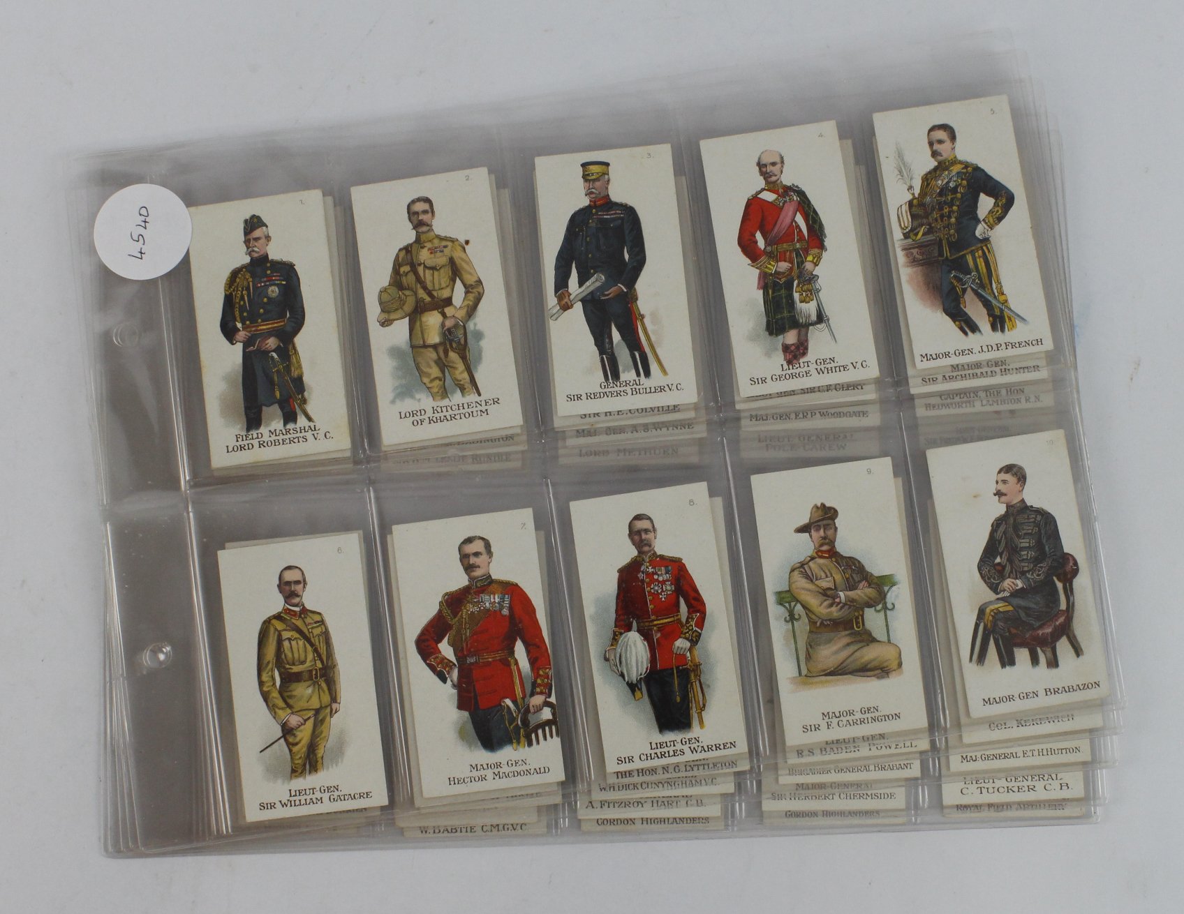 Smith - complete set in pages, Boer War Series (coloured), VG cat value ...