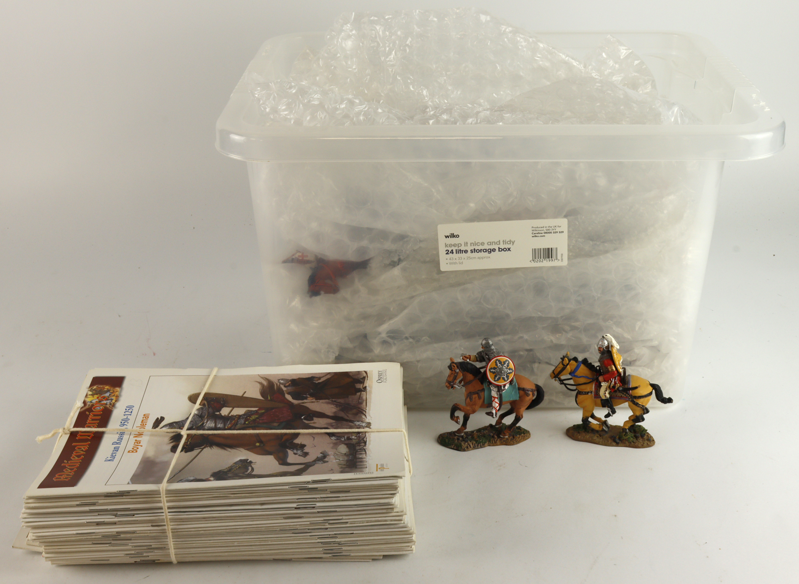Del Prado Medieval Warriors model collection, with accompanying ...