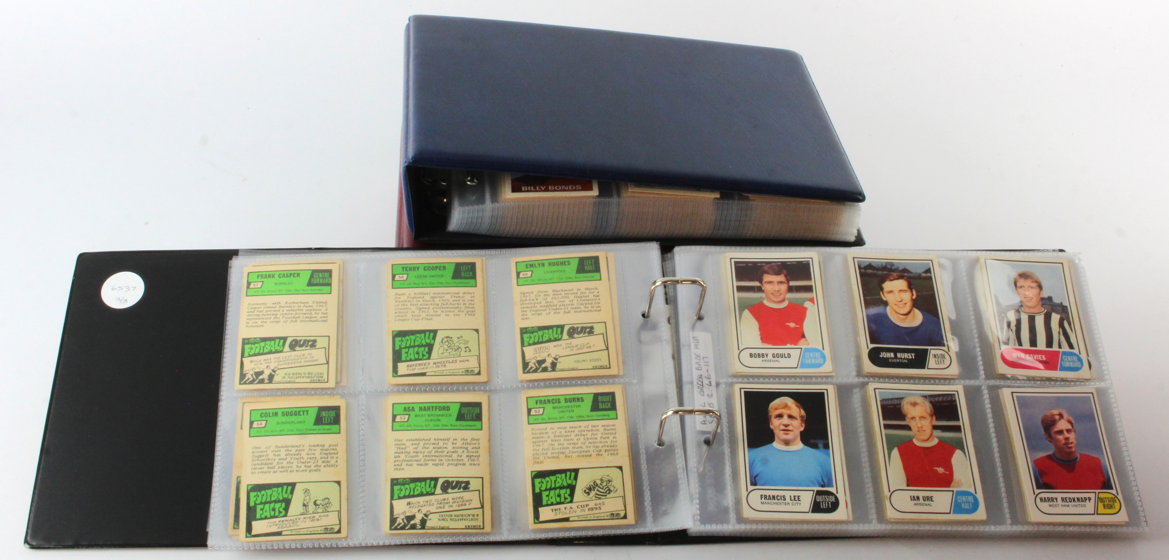 A. & B.C. Gum - Football, collection of 8 complete sets in 3 modern ...