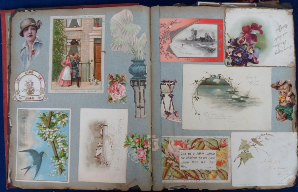 Ephemera, Scrapbooks, a collection of 3 Victorian and Edwardian ...
