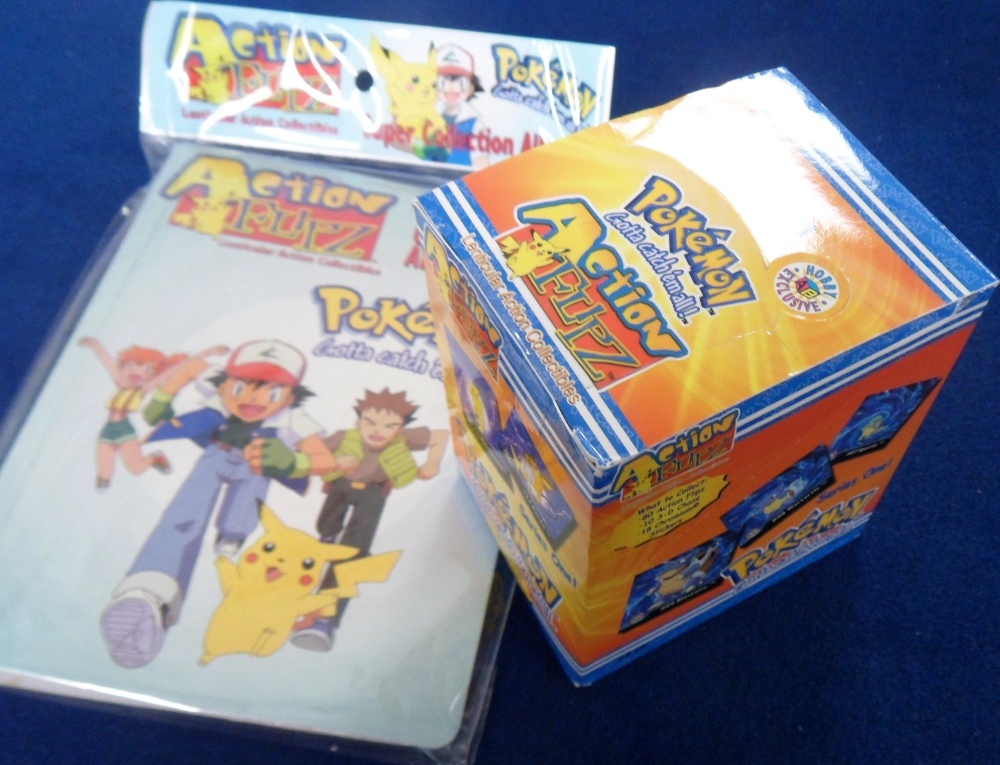 Trade cards, Artbox, Pokemon Action Flipz, 1999, unopened box ...