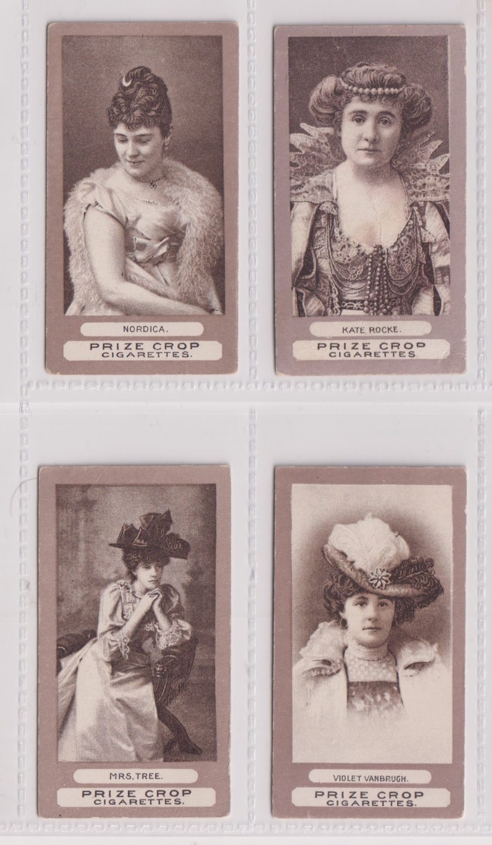 Cigarette cards, Stephen Mitchell, Actors & Actresses FROGA B (Brown ...
