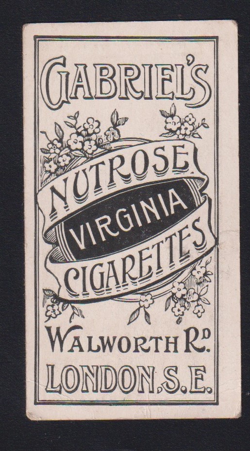 Cigarette card, Gabriel, Cricketers Series, type card, no 10, Mr G.L ...