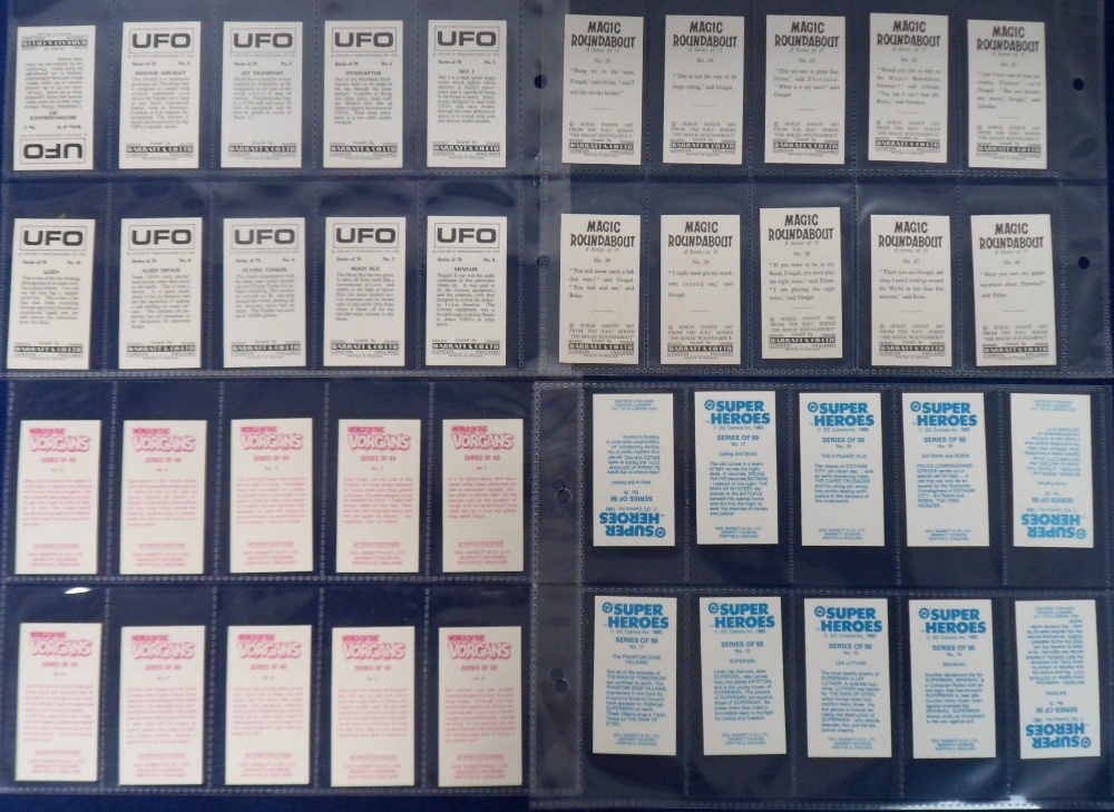 Trade cards, Barratt & Bassett, a selection of 4 sets, Barratt's, Magic ...