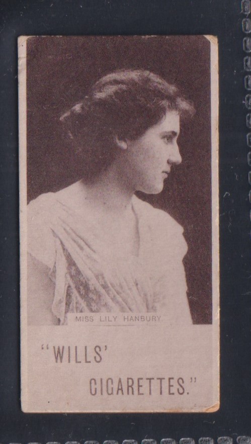 Cigarette cards, Wills Actresses Collotype (Wills on front and back ...