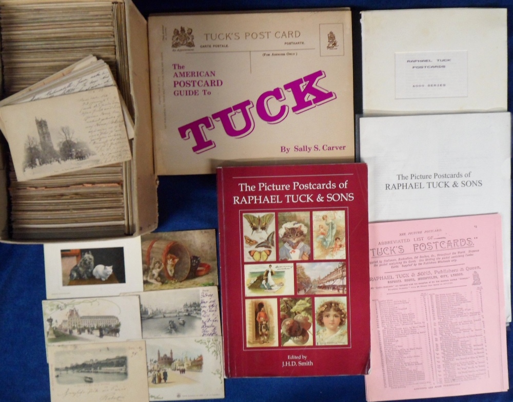 Postcards, a mixed collection of over 700 cards , with many Tuck ...