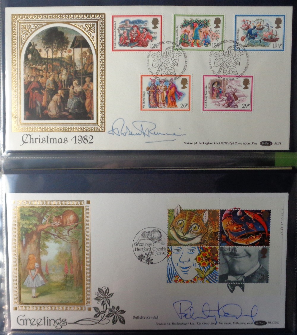 Stamps, Collection of autographed covers by Benham to include Andre ...