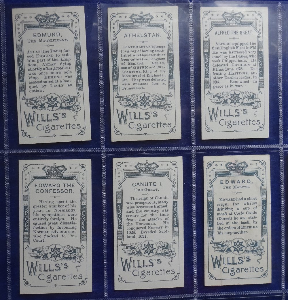 Cigarette cards, Wills Kings & Queens of England (long card, Wills at ...