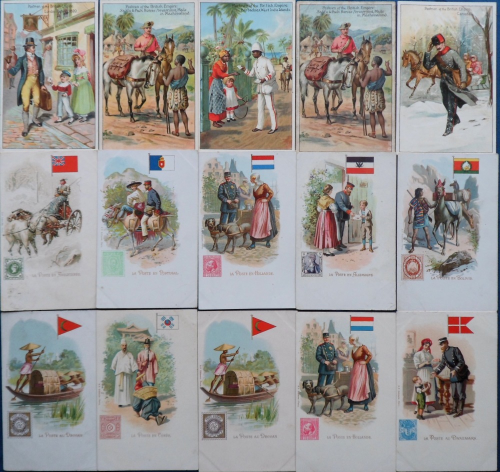 Postcards, a mixed selection of 25 cards of Postmen of the British ...