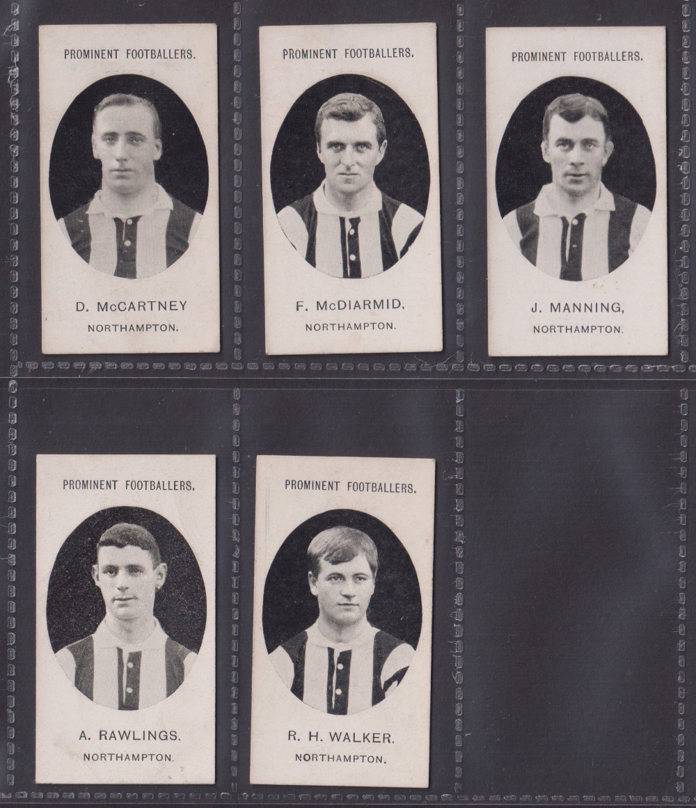 Cigarette cards, Taddy, Prominent Footballers (With Footnote, 1908 ...