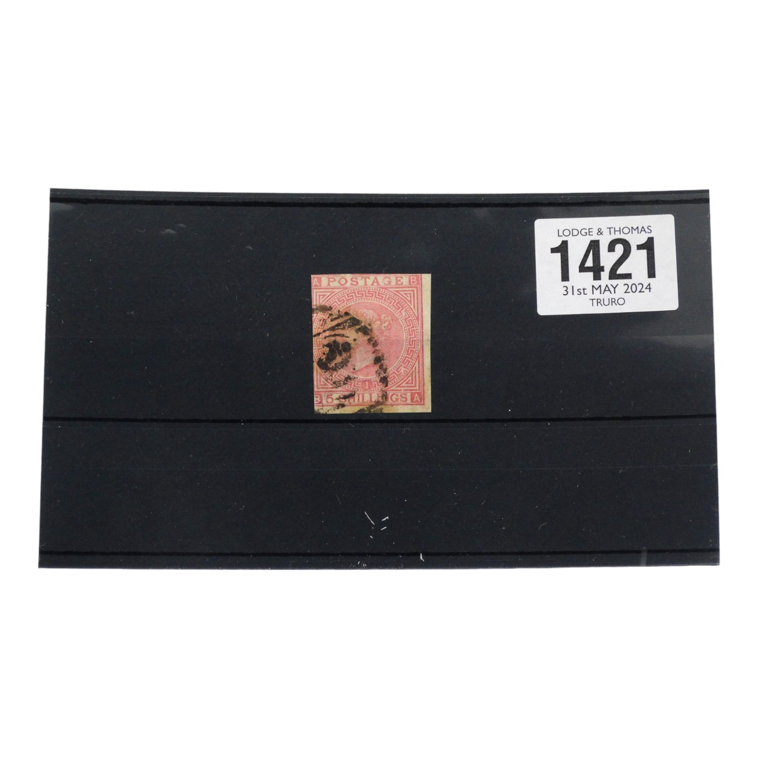 GREAT BRITAIN 1867 QUEEN VICTORIA RARE IMPERF 5 SHILLINGS - A rare ...