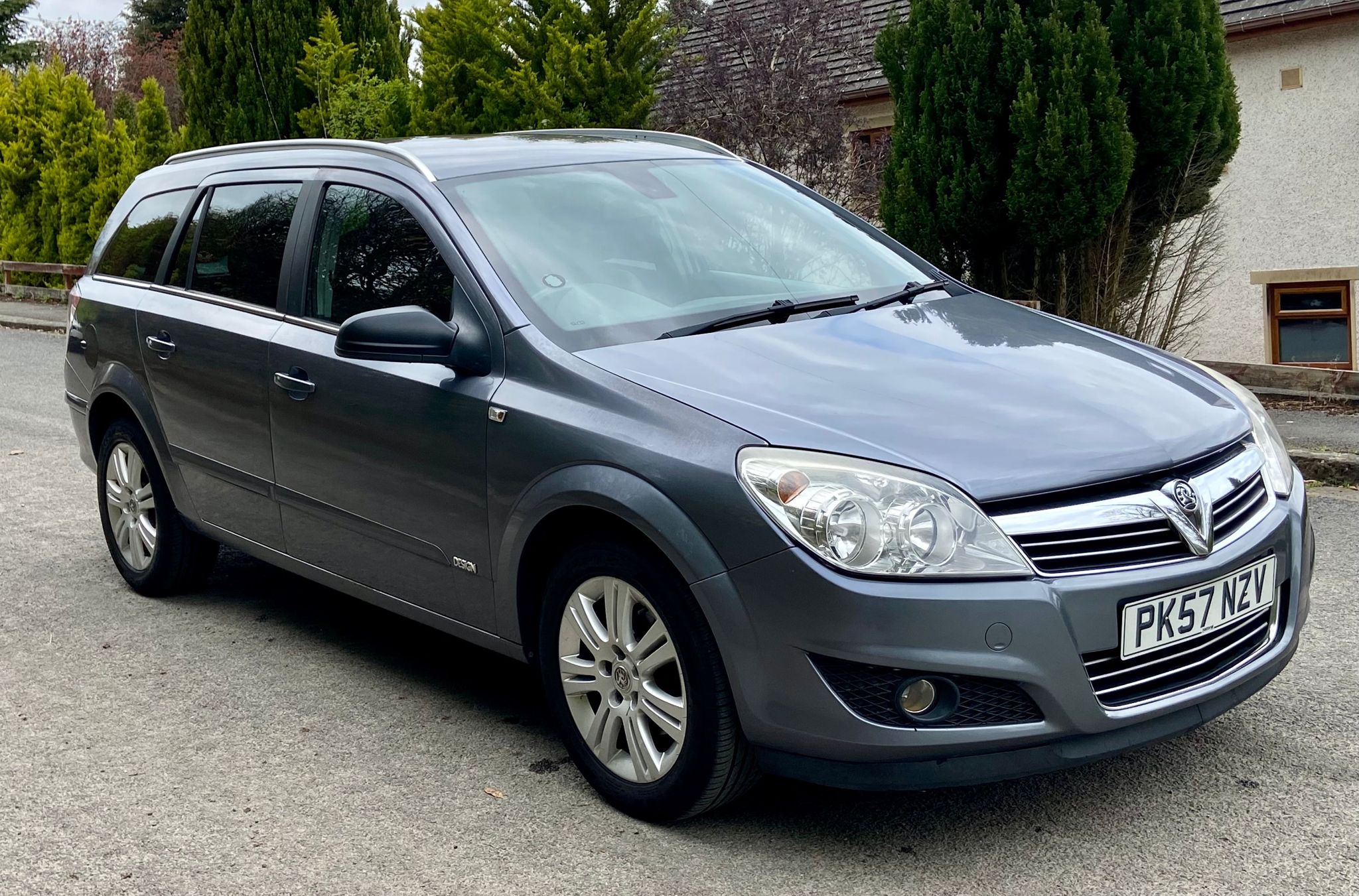 RAK - 2007 VAUXHALL ASTRA DESIGN A GREY ESTATE *NO VAT* DATE OF ...