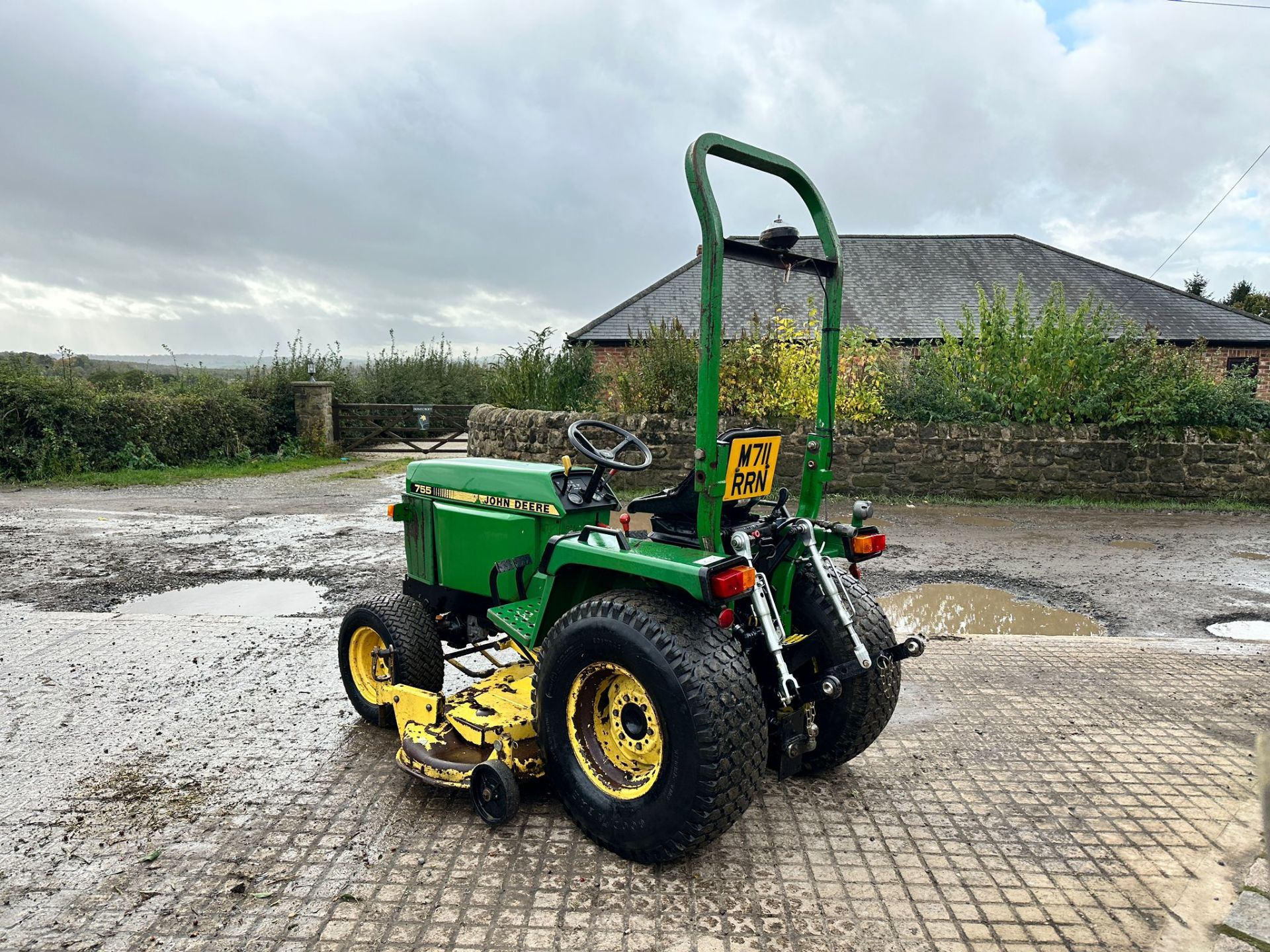 JA - JOHN DEERE 755 20HP 4WD COMPACT TRACTOR WITH 60î UNDERSLUNG DECK ...