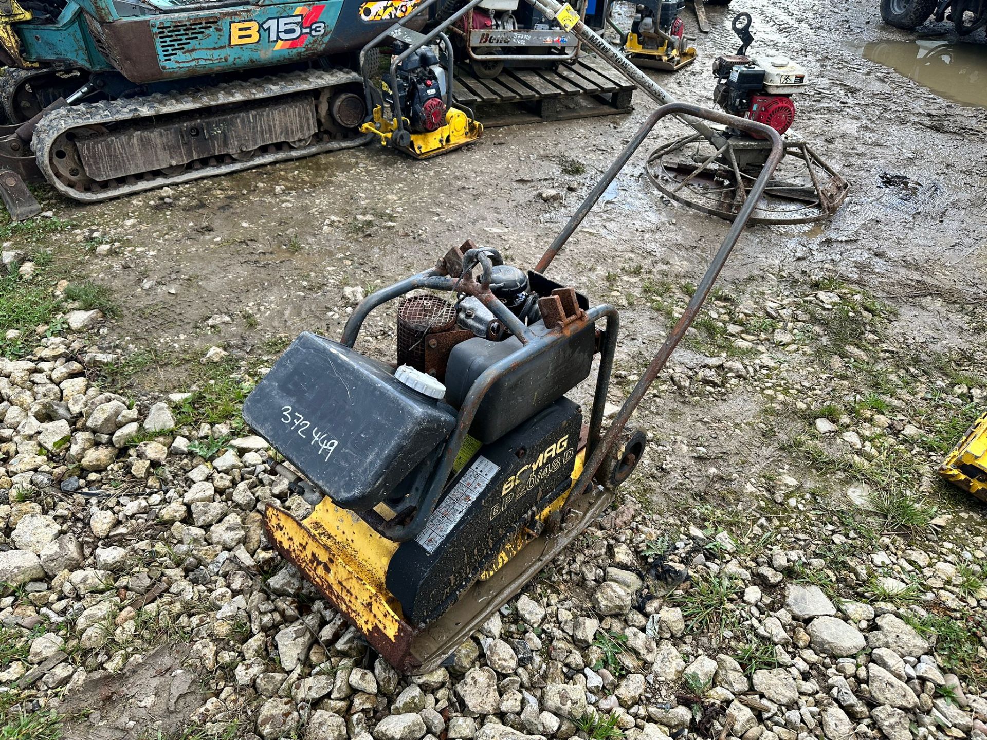 JA - BOMAG BPR20/48D DIESEL COMPACTION PLATE *PLUS VAT* RUNS AND WORKSC ...