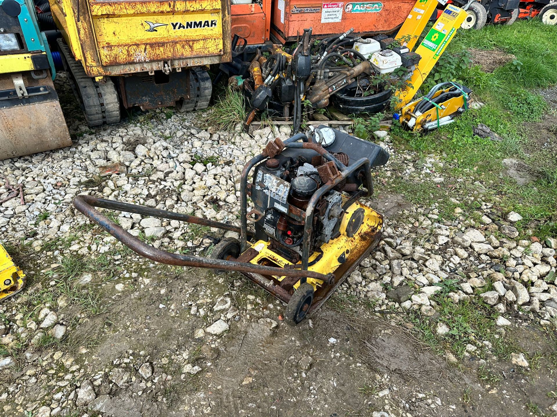 JA - BOMAG BPR20/48D DIESEL COMPACTION PLATE *PLUS VAT* RUNS AND WORKSC ...