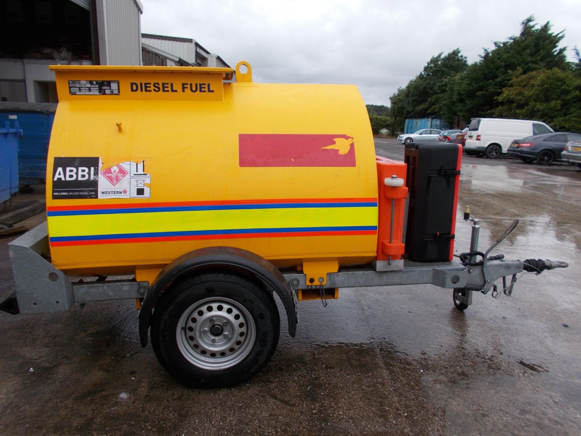 CI - 2008 WESTERN 210A 950 LITRE DIESEL FUEL BOWSER *PLUS VAT* ELECTRIC ...