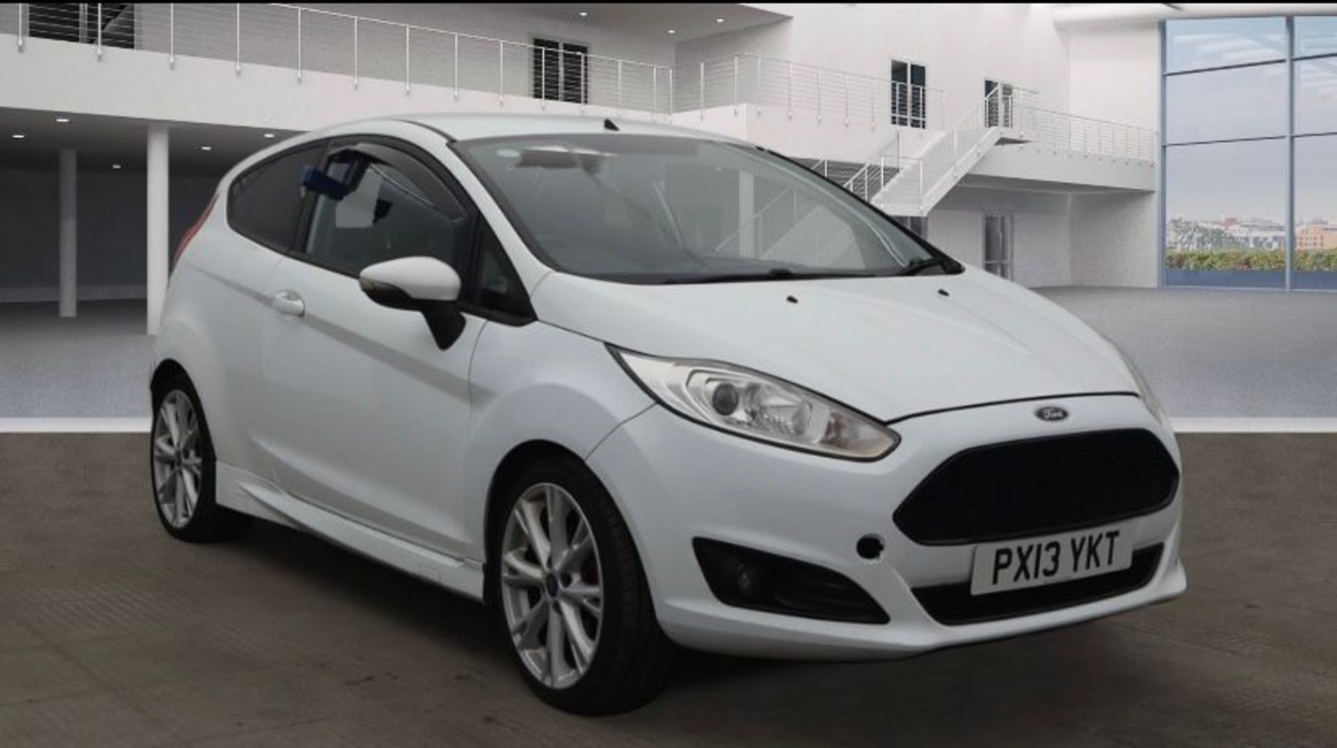 RAK - 2013 FORD FIESTA ZETEC S ECOBOOST WHITE HATCHBACK *NO VAT* DATE ...