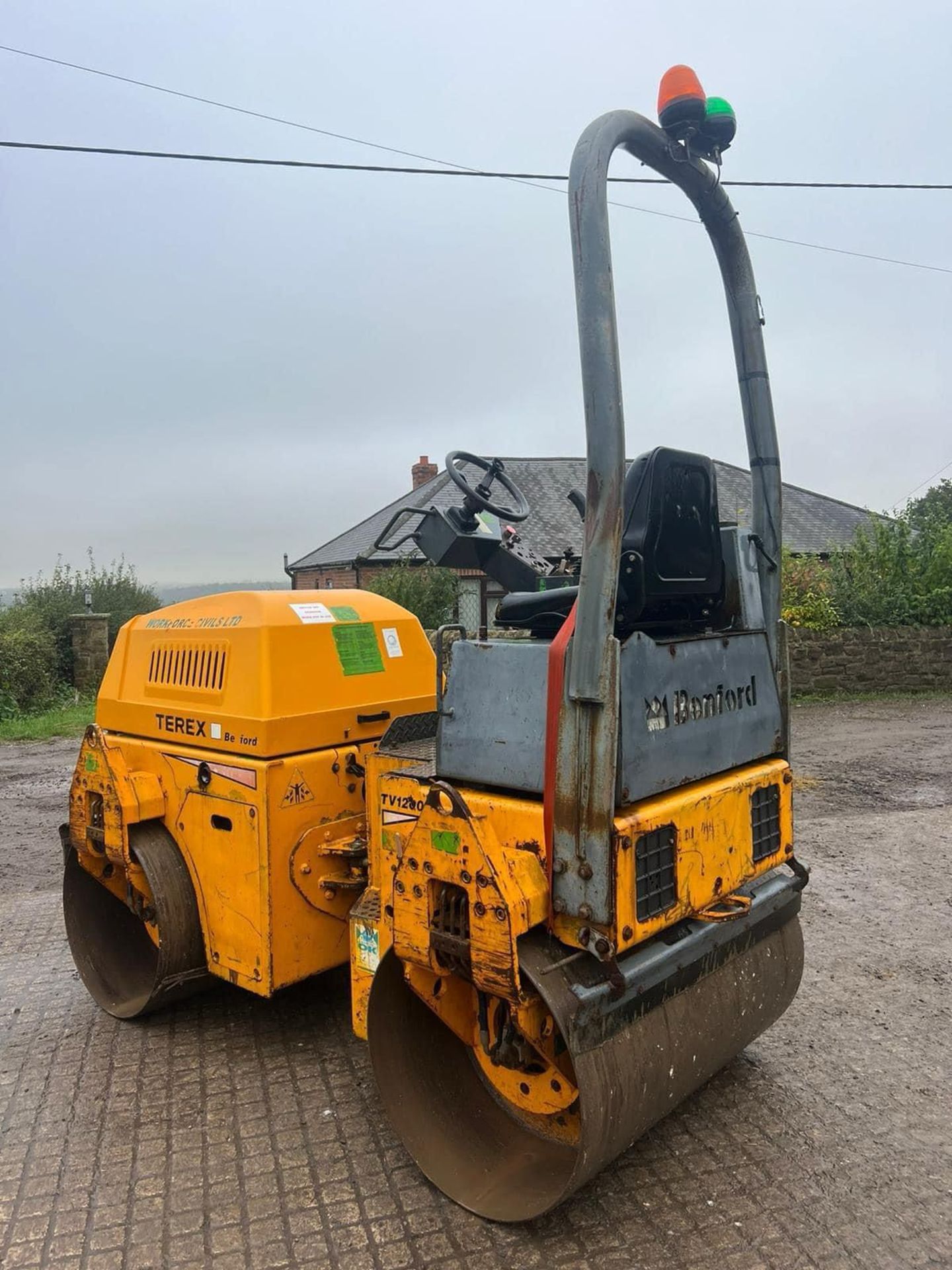DS - 2008 TEREX TV1200 1200MM TWIN DRUM ROLLER *PLUS VAT* RUNS DRIVES ...