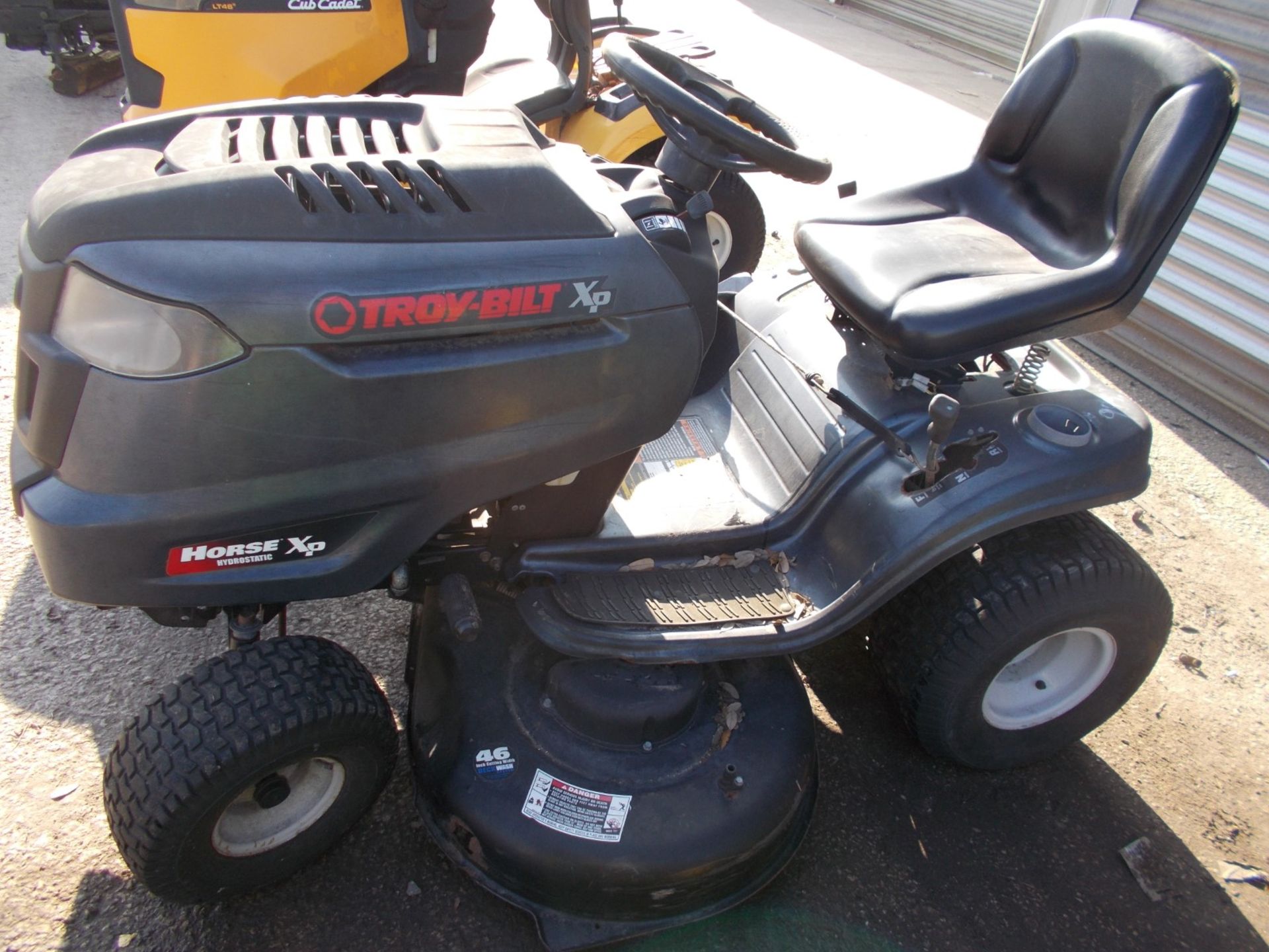 CI - TROY-BILT XP RIDE ON MOWER, 46” CUTTING DECK, KOHLER COURAGE 597CC ...