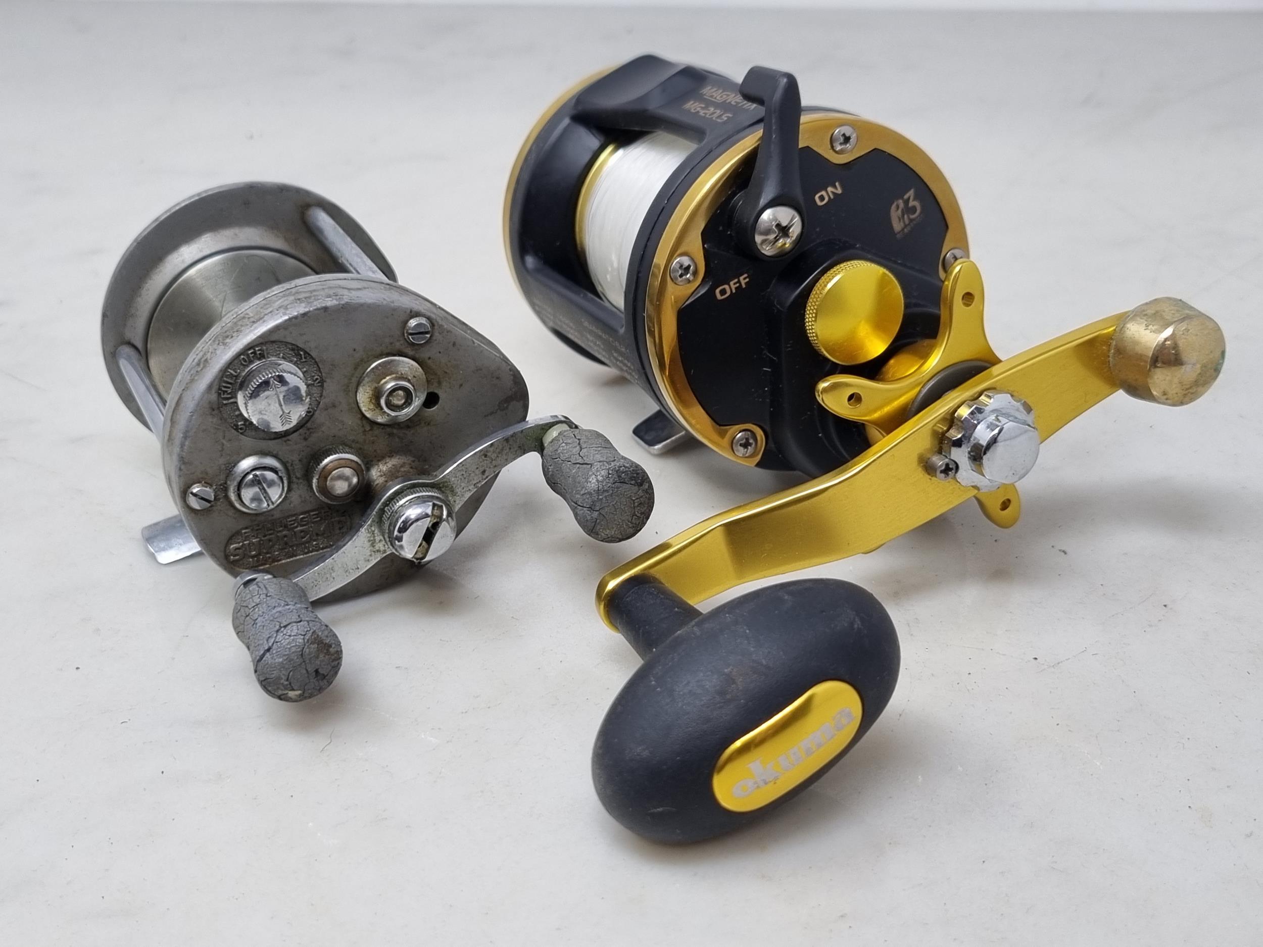 A Pflueger 'Supreme' Multiplier Reel and an Okuma Magnetix MG-20LS ...