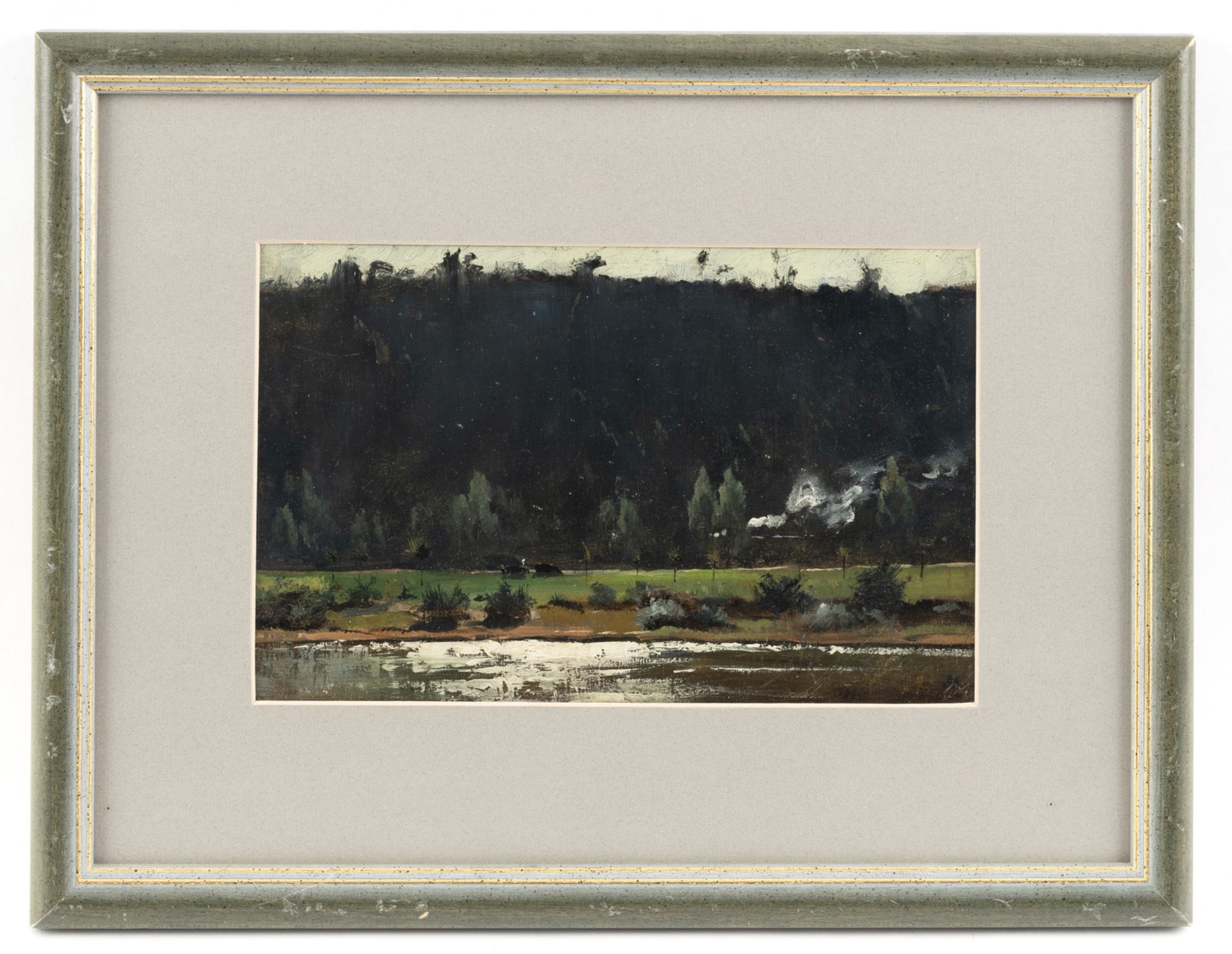 Kuhnert, WilhelmOppeln 1865 - Flims 192617,7 x 27,6 cmElbtal in der ...