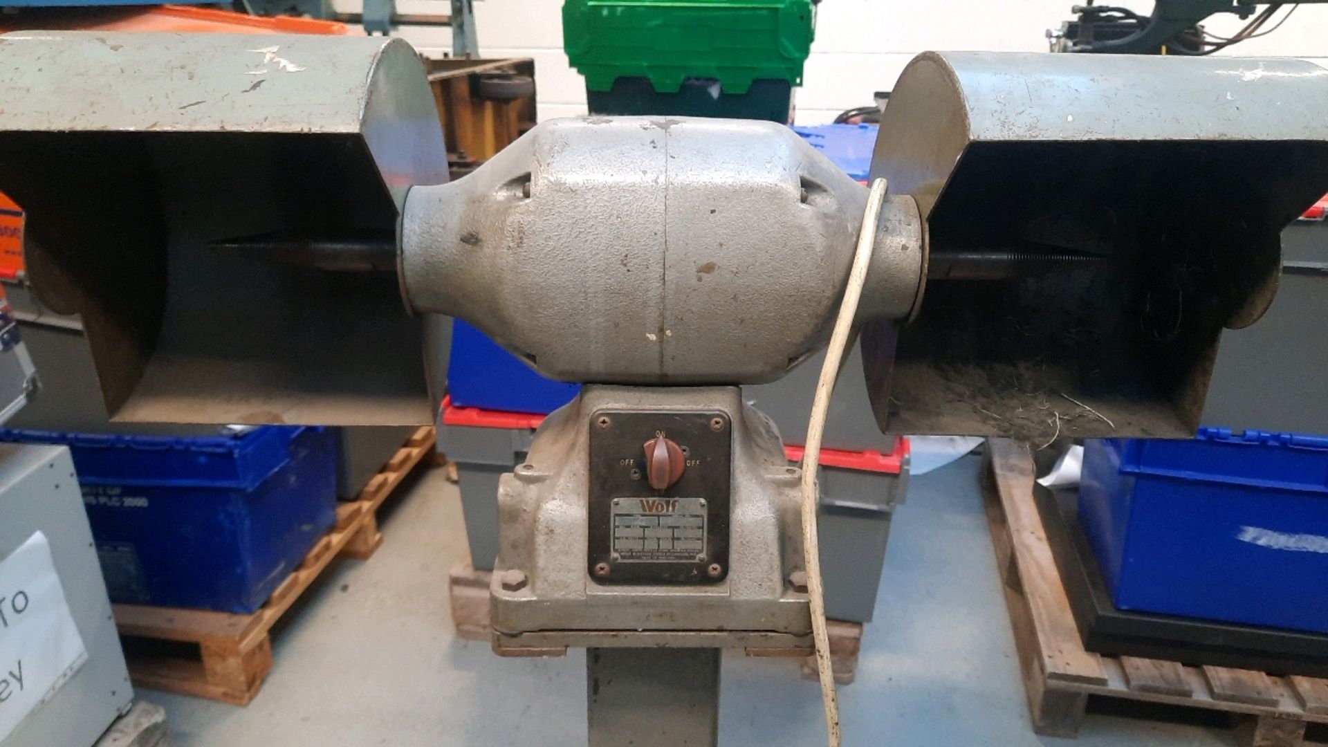 Wolf 8" Bench Grinder Type. TG8HJ Approximate Dimensions: Height ...