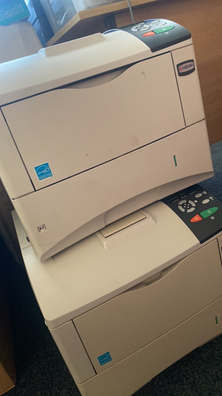 Ecosys FS-3900DN Printers x4 Untested Location: IT Room