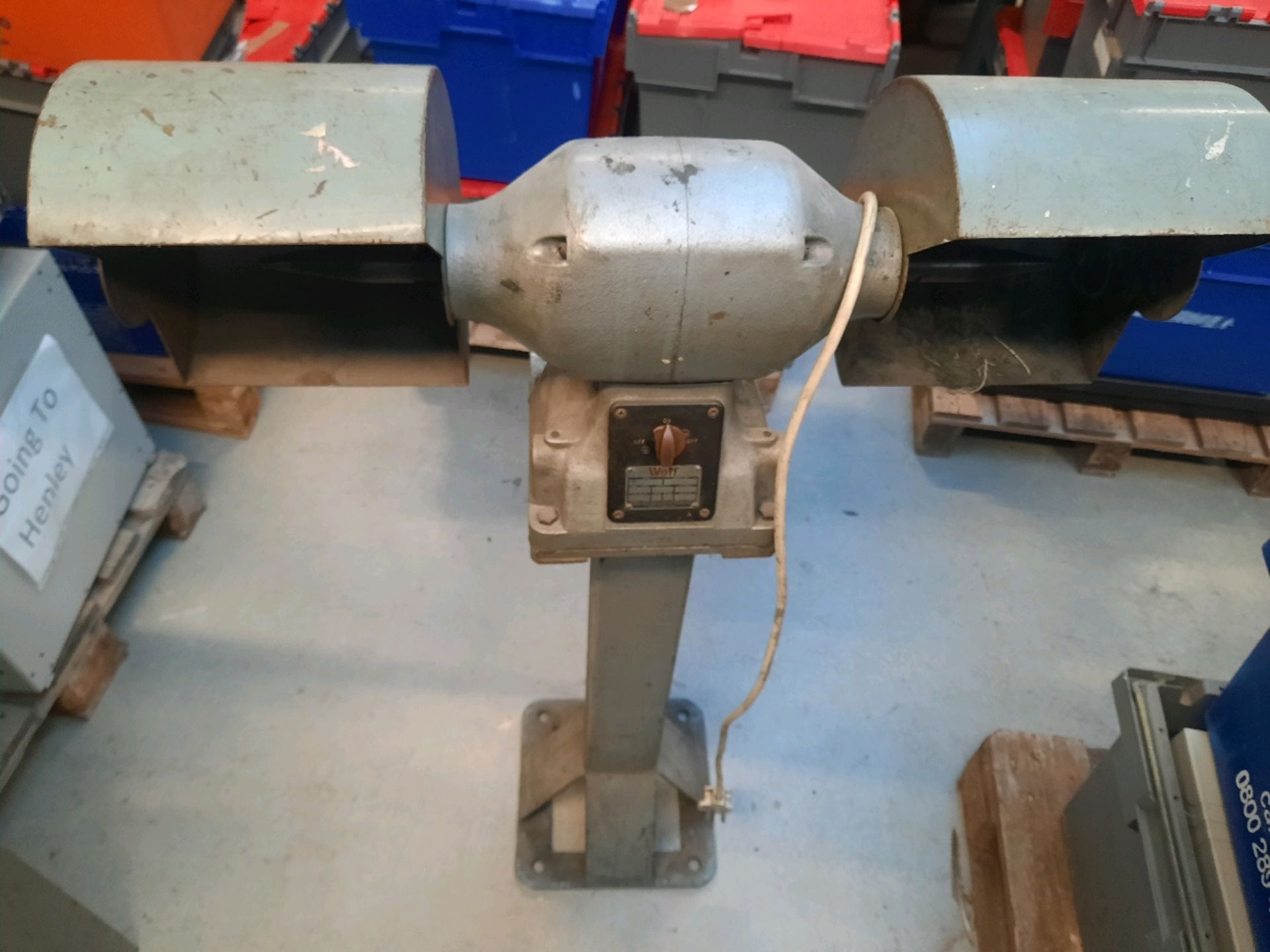 Wolf 8" Bench Grinder Type. TG8HJ Approximate Dimensions: Height ...