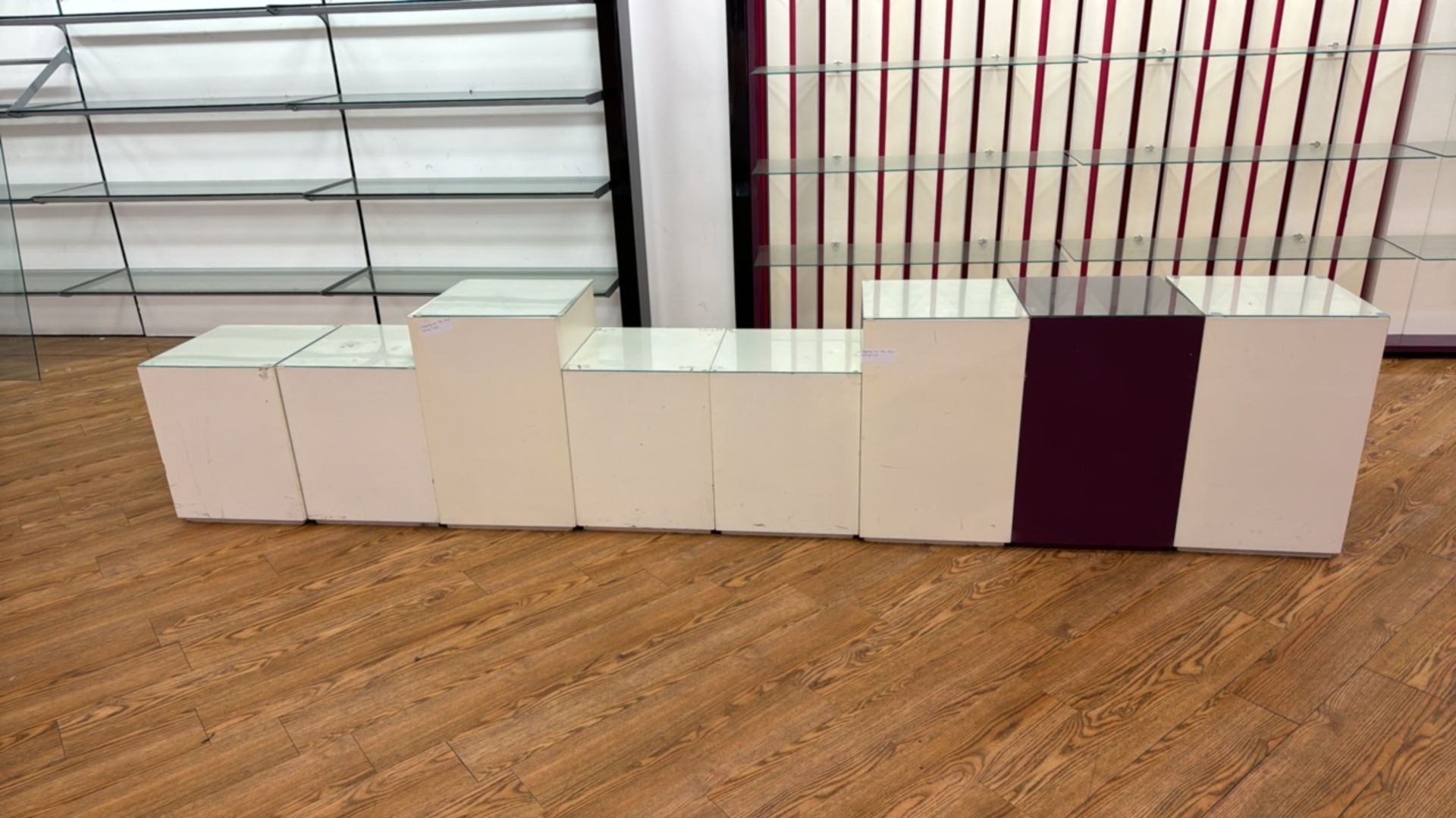 Wooden Display Boxes With Glass Tops x8 Approximate Dimensions: Height ...