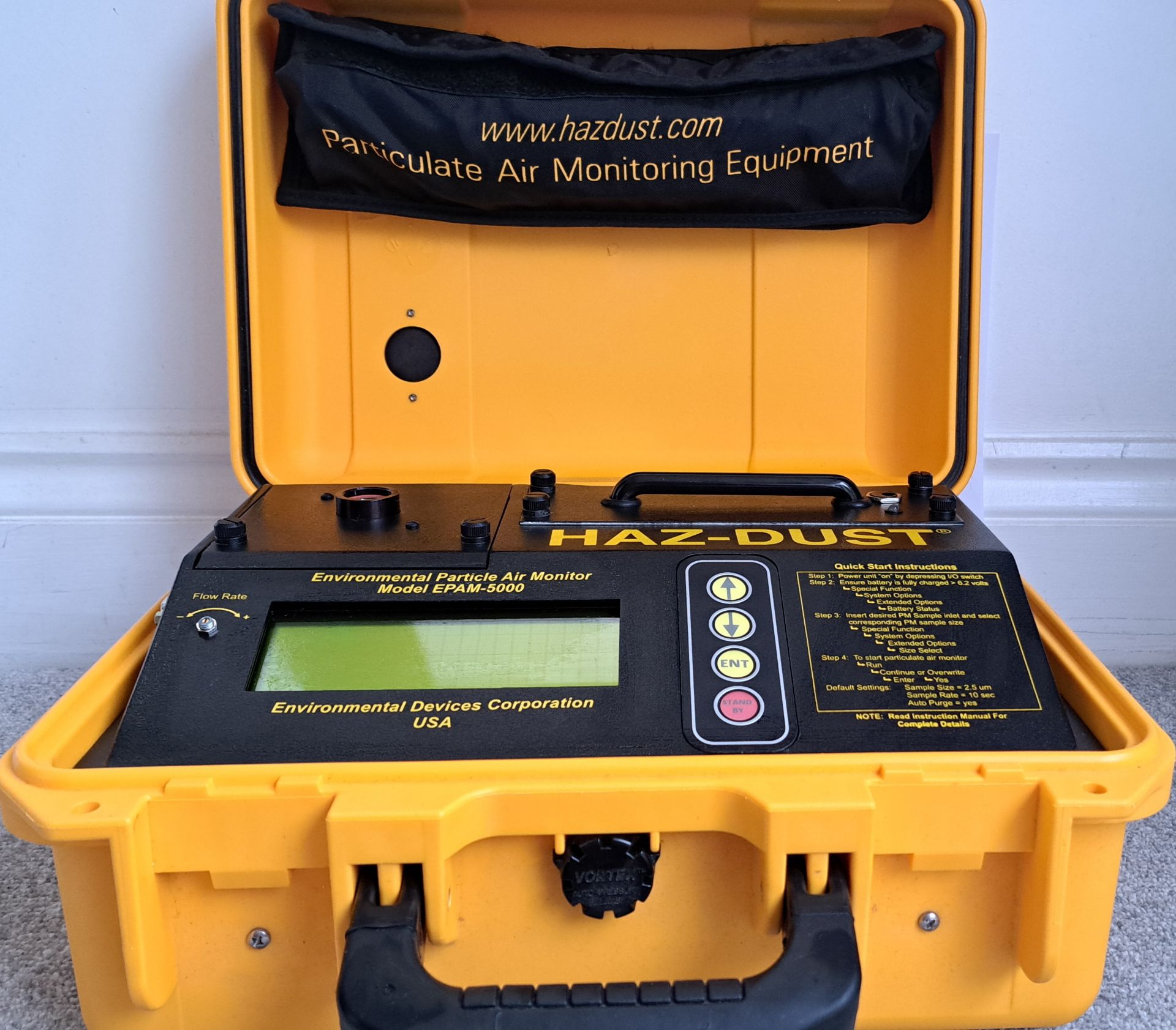Haz-Dust Model EPAM-5000 Particulate Air Monitoring Equipment ...