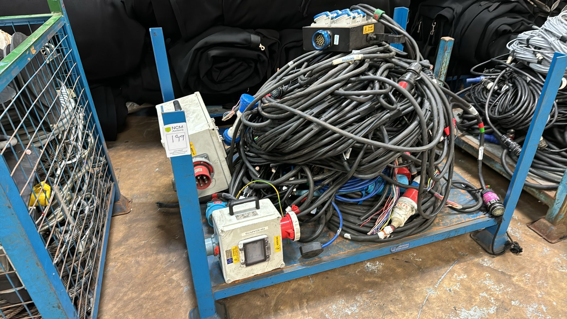 Quantity of Industrial Electrical Cable & Electrical Boxes Location ...