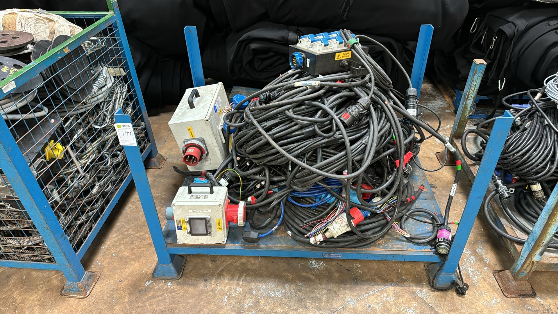 Quantity of Industrial Electrical Cable & Electrical Boxes Location ...