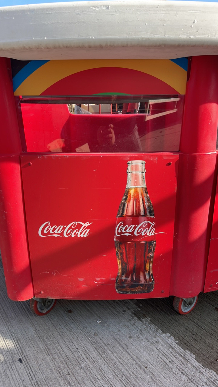 Coca Cola Mobile Bar Boxes for ice and drink storage Signs of General ...