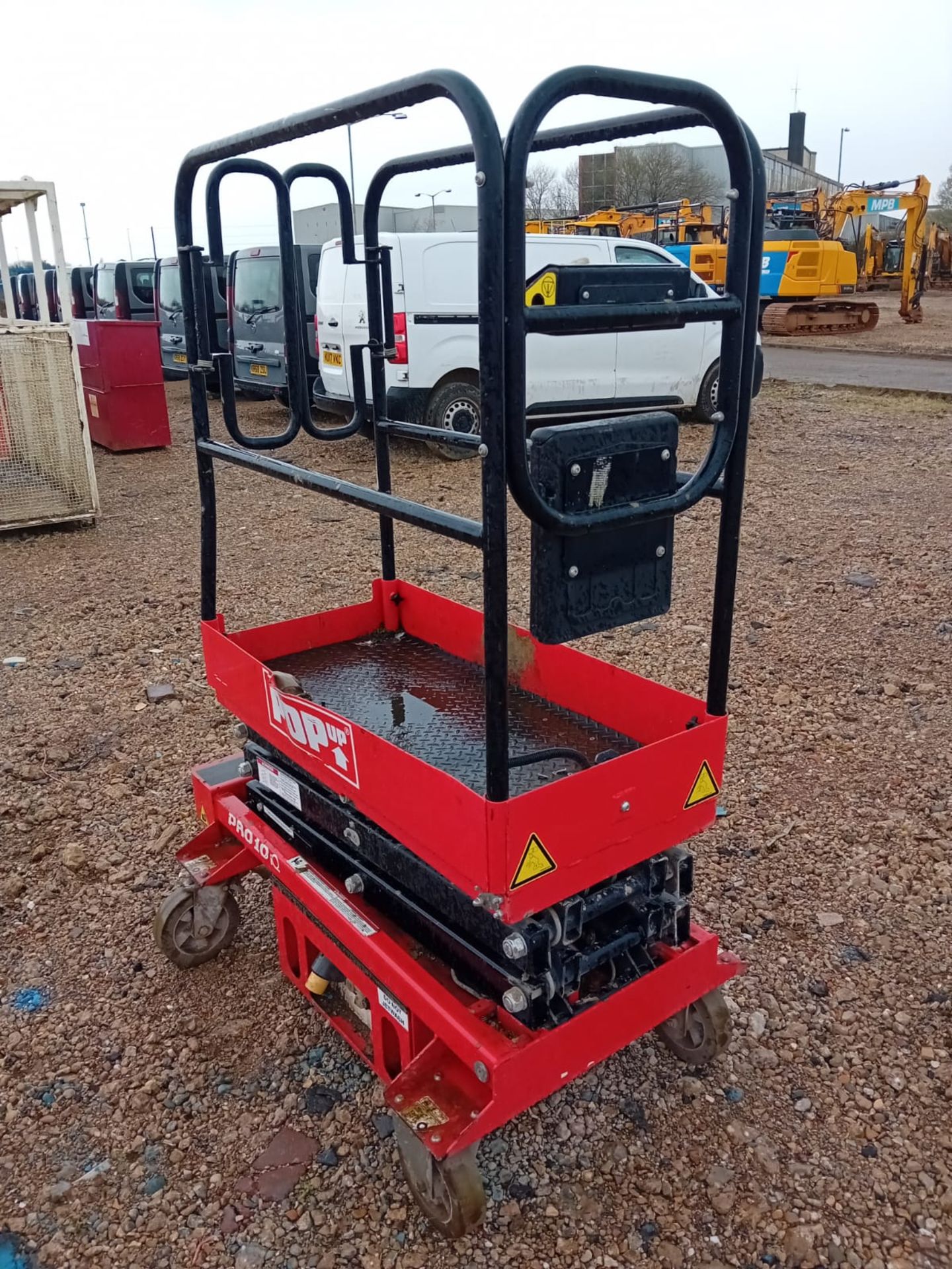 Pop Up IQ Scissor Lift Serial Number 53010P-01-171101410 Year 2017