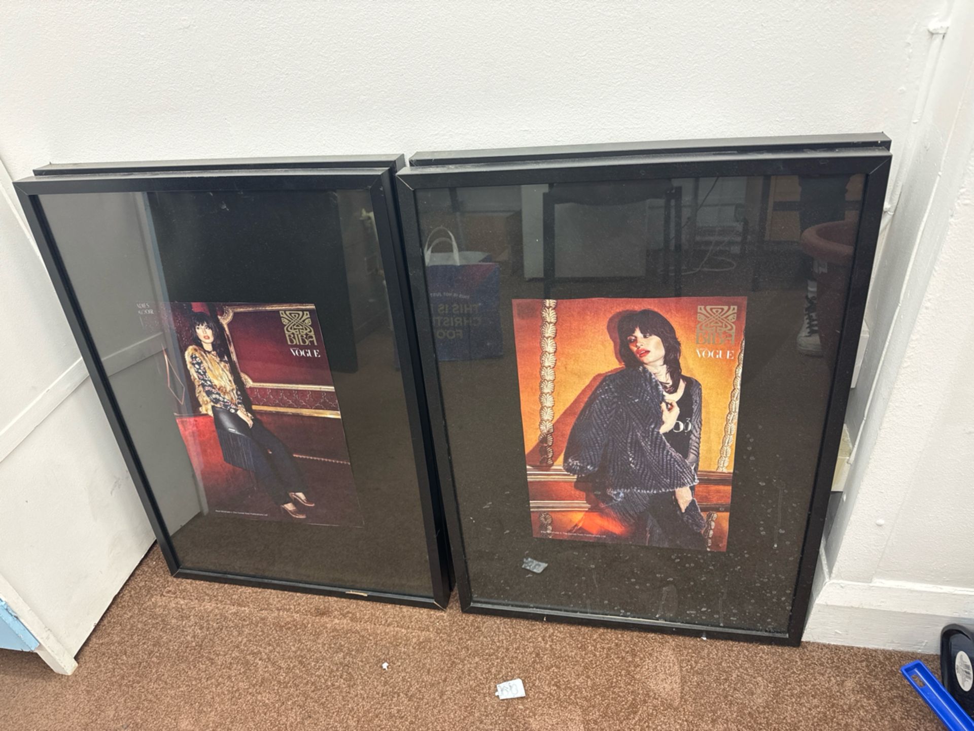 4x BIBA vogue framed artwork prints Approximate Dimensions: Height ...