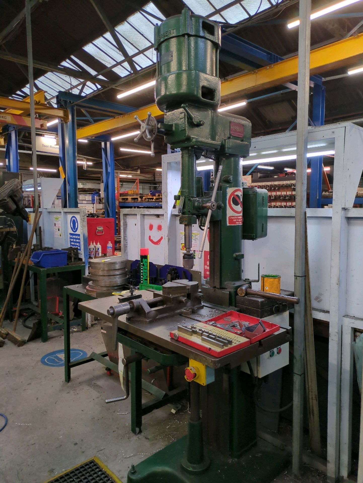 Herbert Boring & Drill - Radial Drilling Machine Heavy-Duty Performance ...