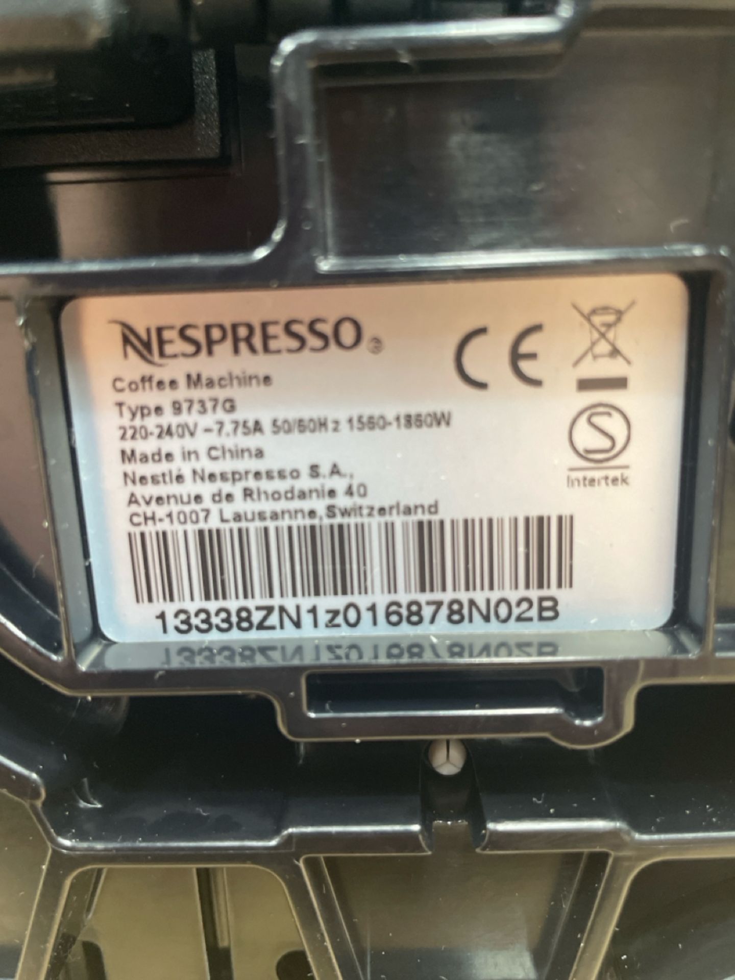 Direct from Wembley Stadium NO RESERVE Nespresso Zenius Professional ...