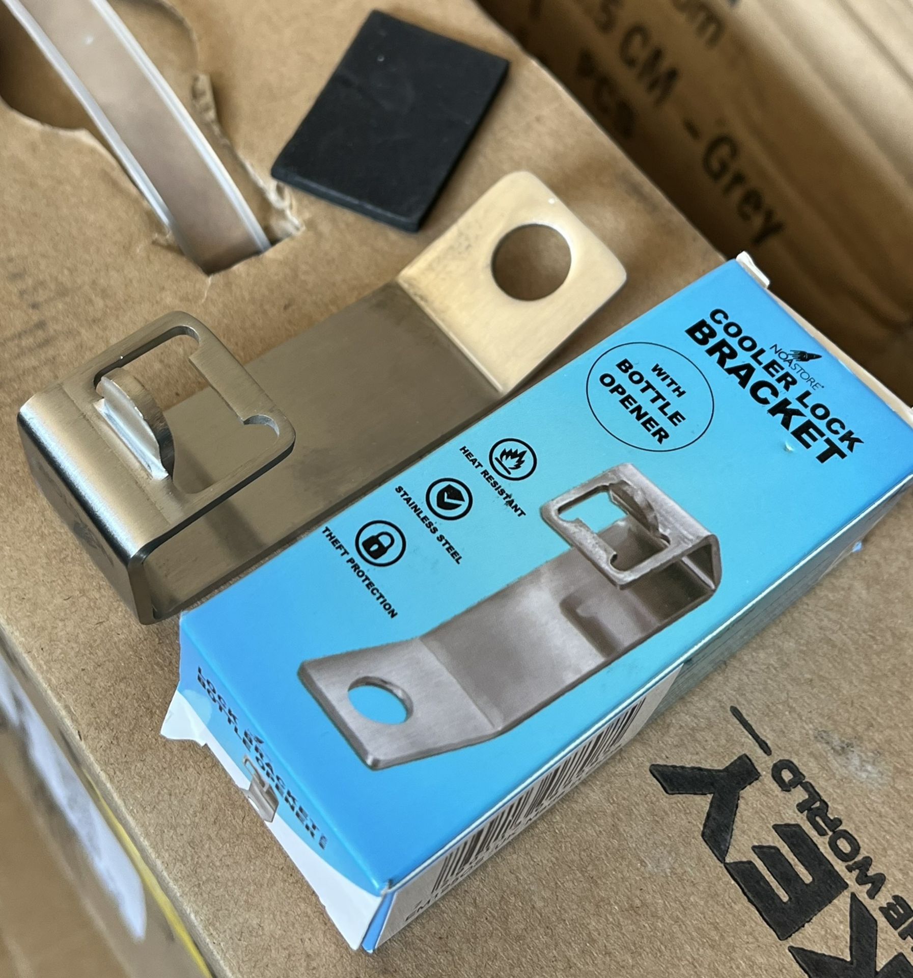 10 x Noa Store Cooler Lock Bracket with Bottle Opener Compatible with ...