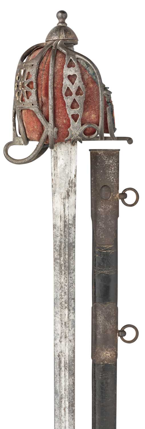 A SCOTTISH BASKET-HILTED BROADSWORD, LAST QUARTER OF THE 18TH CENTURY ...