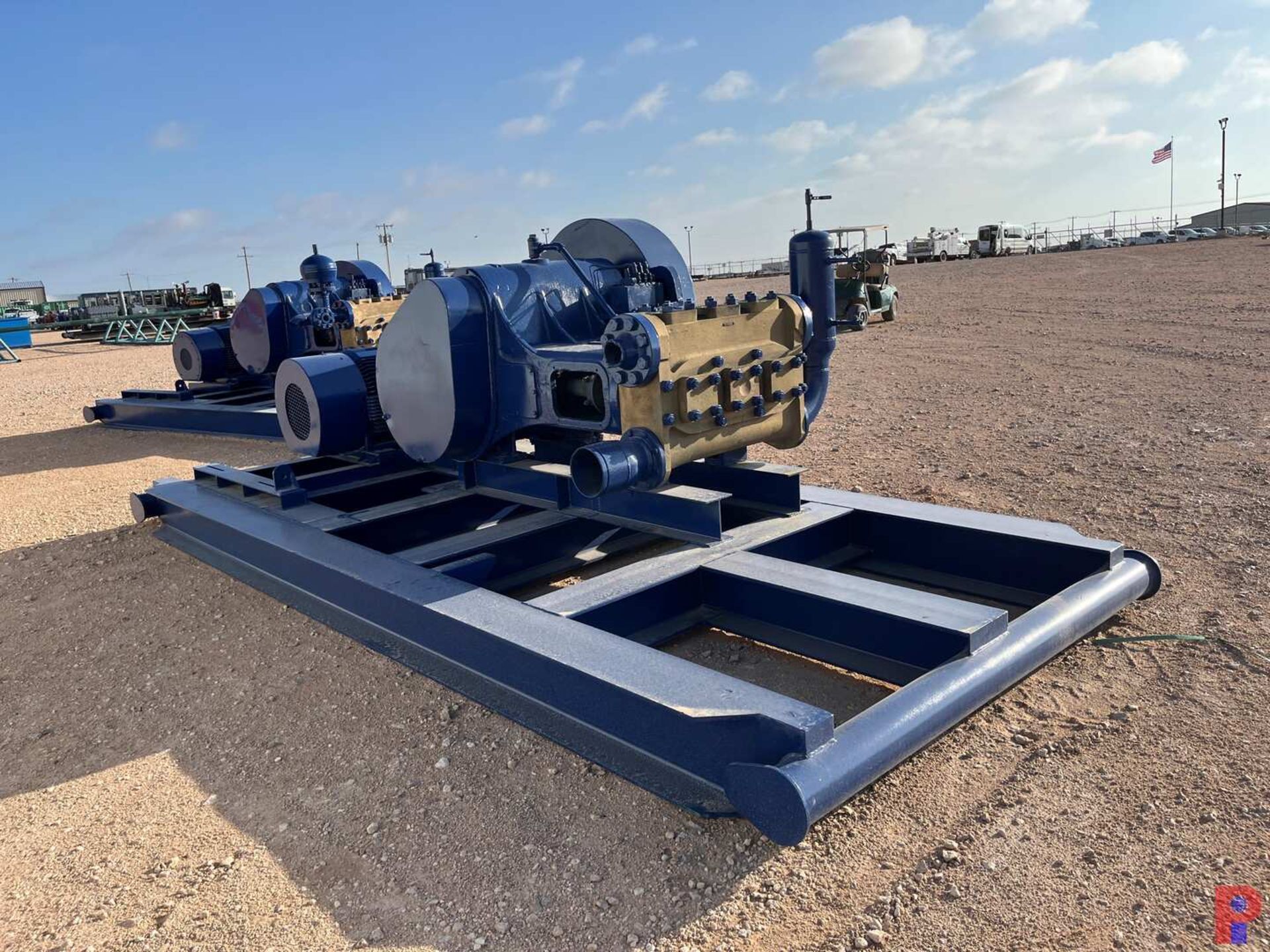 OIL WELL TYPE: A-348 TRIPLEX PUMP VIN/SN: P124-109, 200 HP ELECTRIC ...
