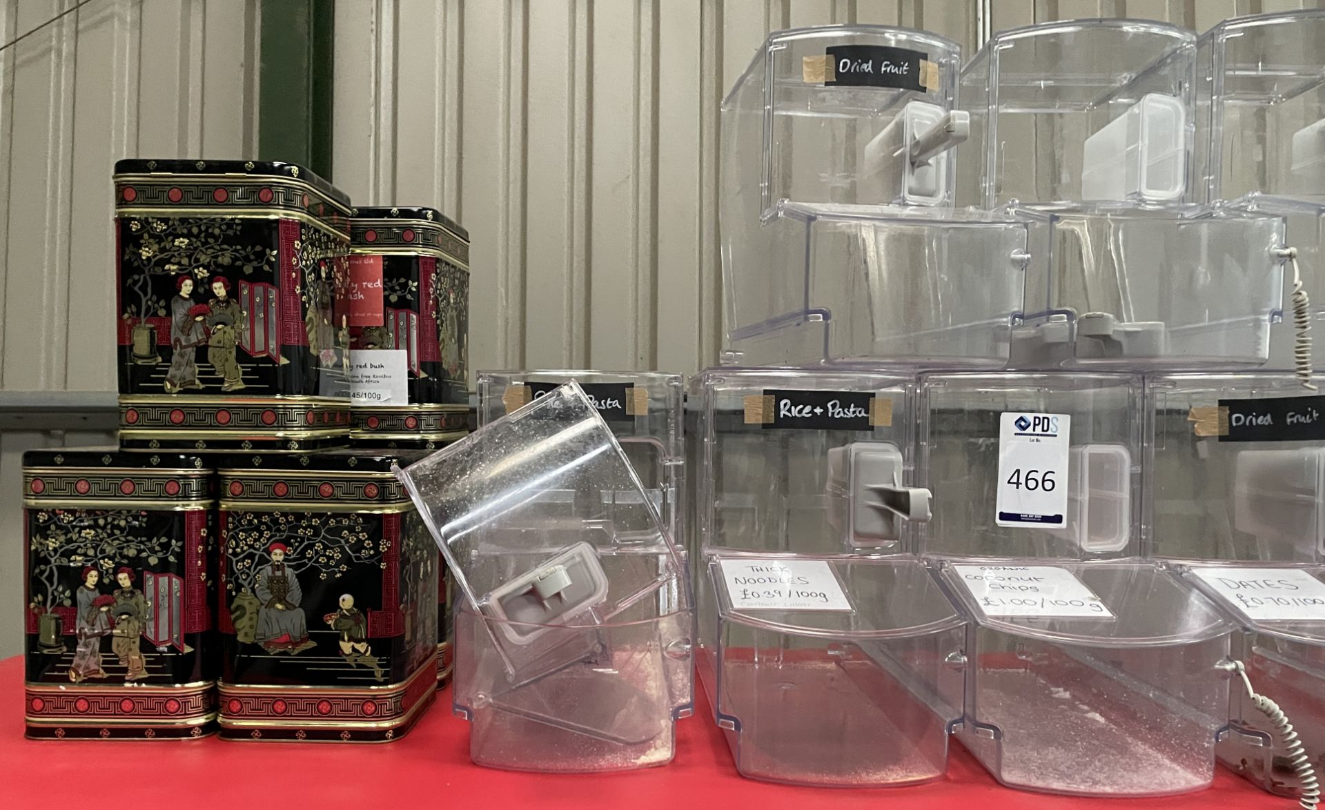 Two Ingredient Dispensers, Ten Scoop Bins, Seven Decorative Ingredient ...