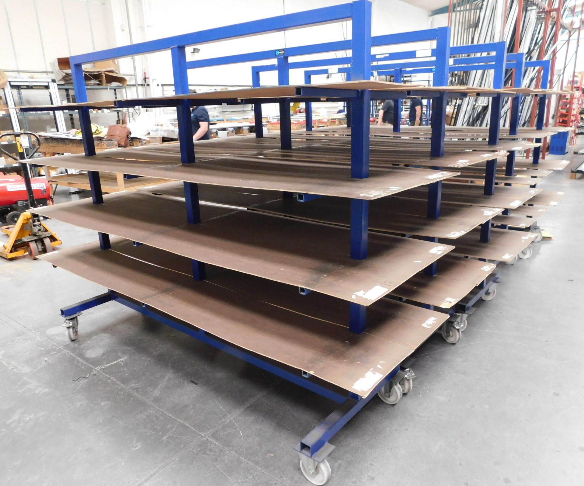 5 Double-Sided Workshop Trollies (Located Bristol. Please refer to ...