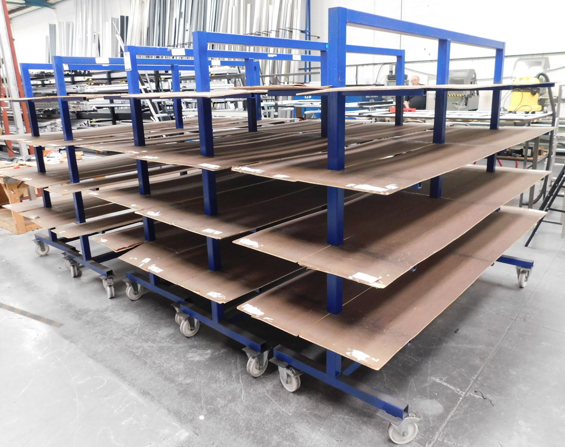5 Double-Sided Workshop Trollies (Located Bristol. Please refer to ...