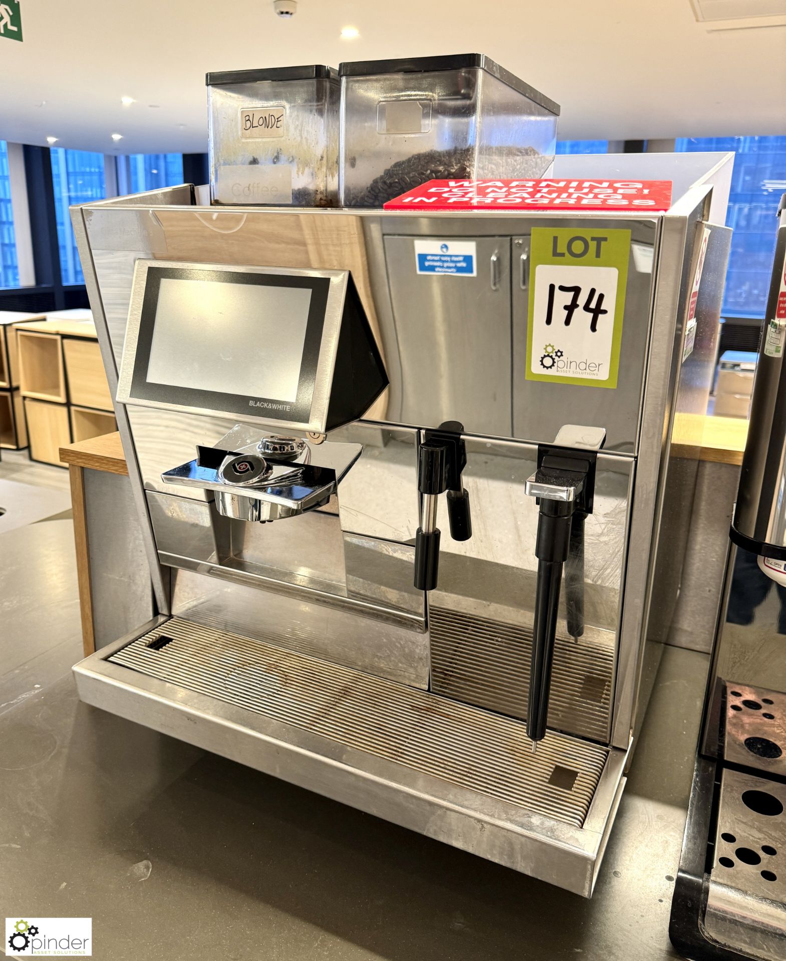 Thermoplan black and white Coffee Machine, 240volts (location in ...
