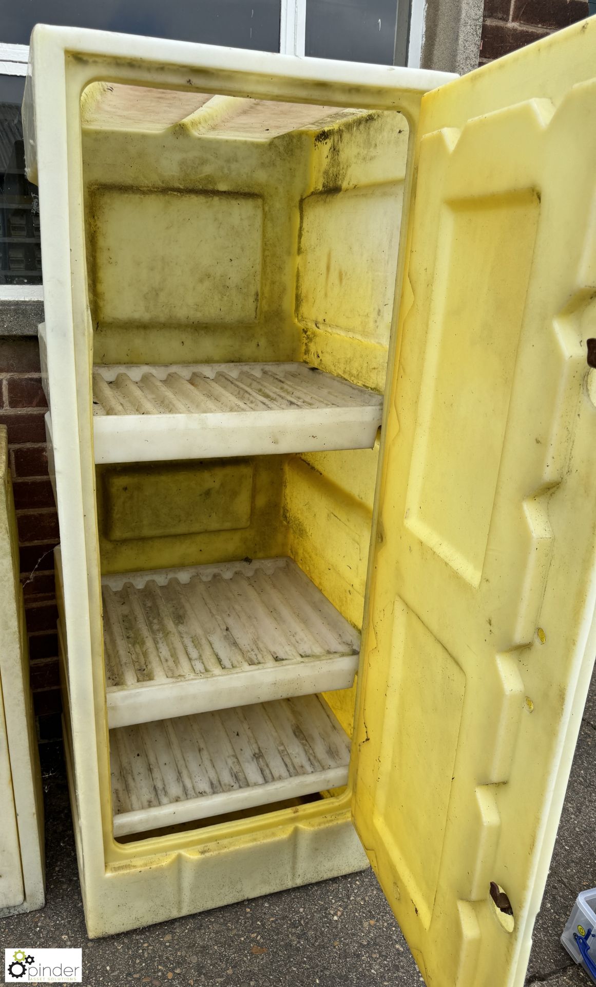 Plastic 3-shelf Storage Cabinet