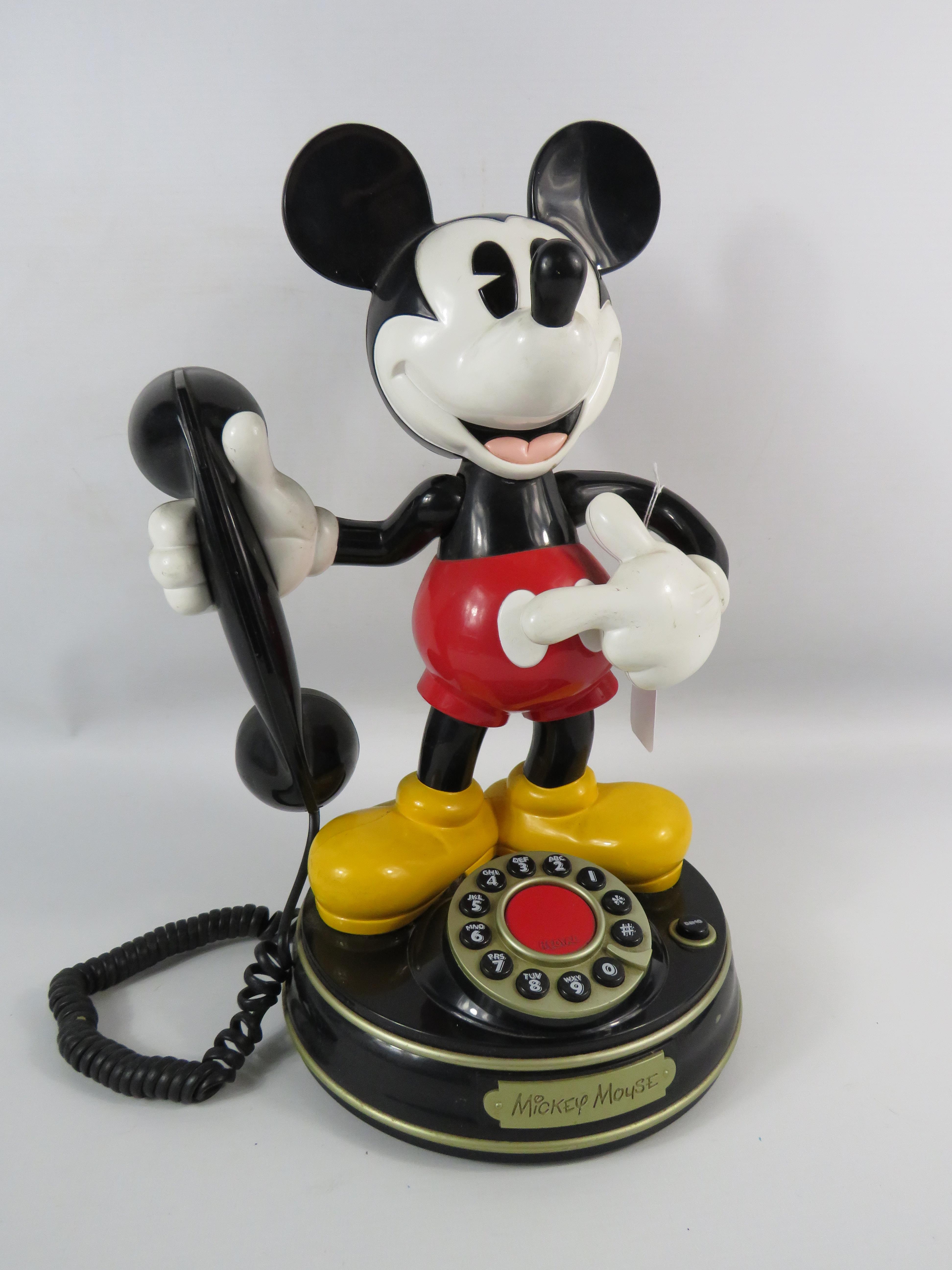 Vintage Mickey mouse telephone.