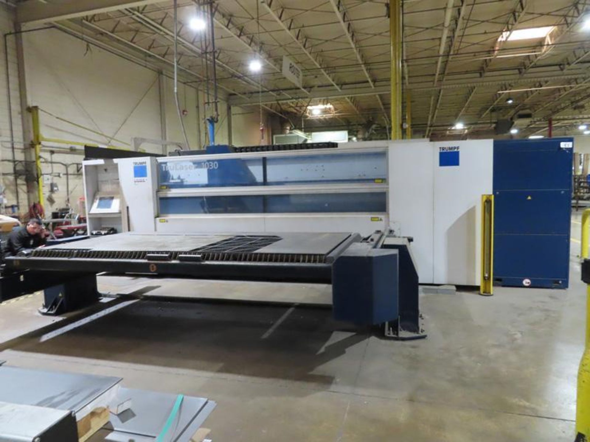 Trumpf Trulaser 1030 CNC Laser Cutting Machine, Type L-22 Tru Coax 2500 ...