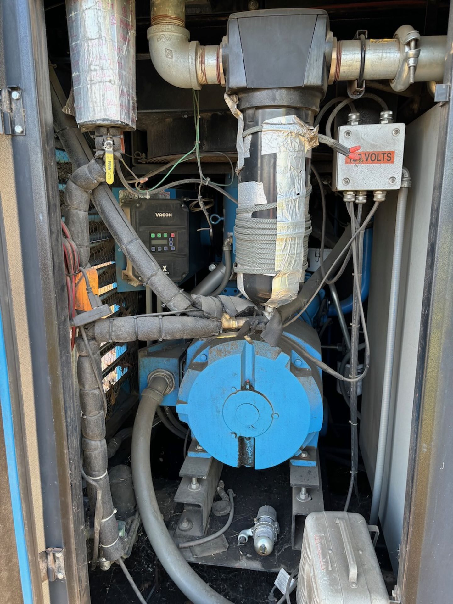 Kobelco Oil-Free Rotary Screw Compressor KNW Series, Two-Stage, 100HP ...